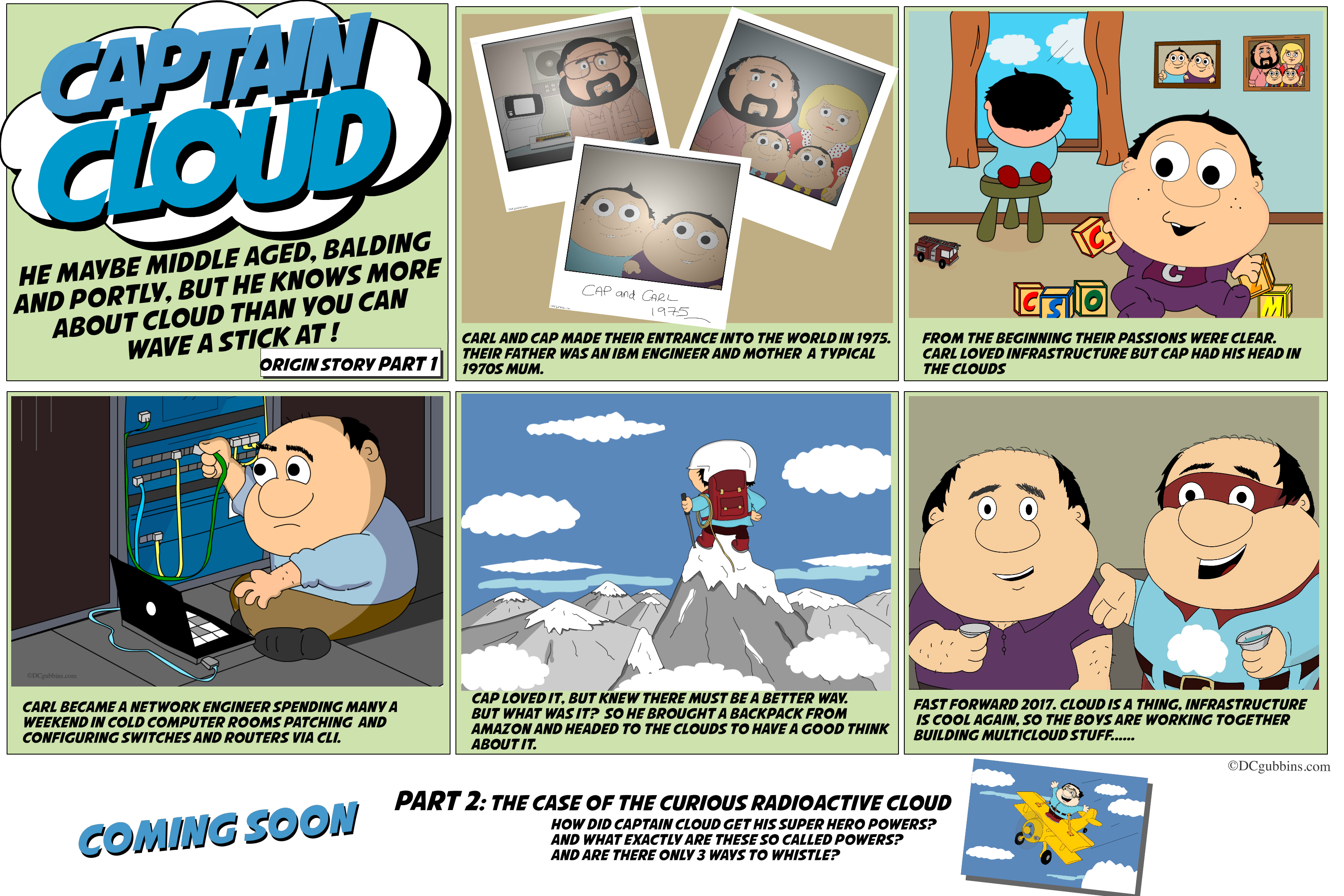 Captain Cloud Origin Story Part 1 – DCgubbins
