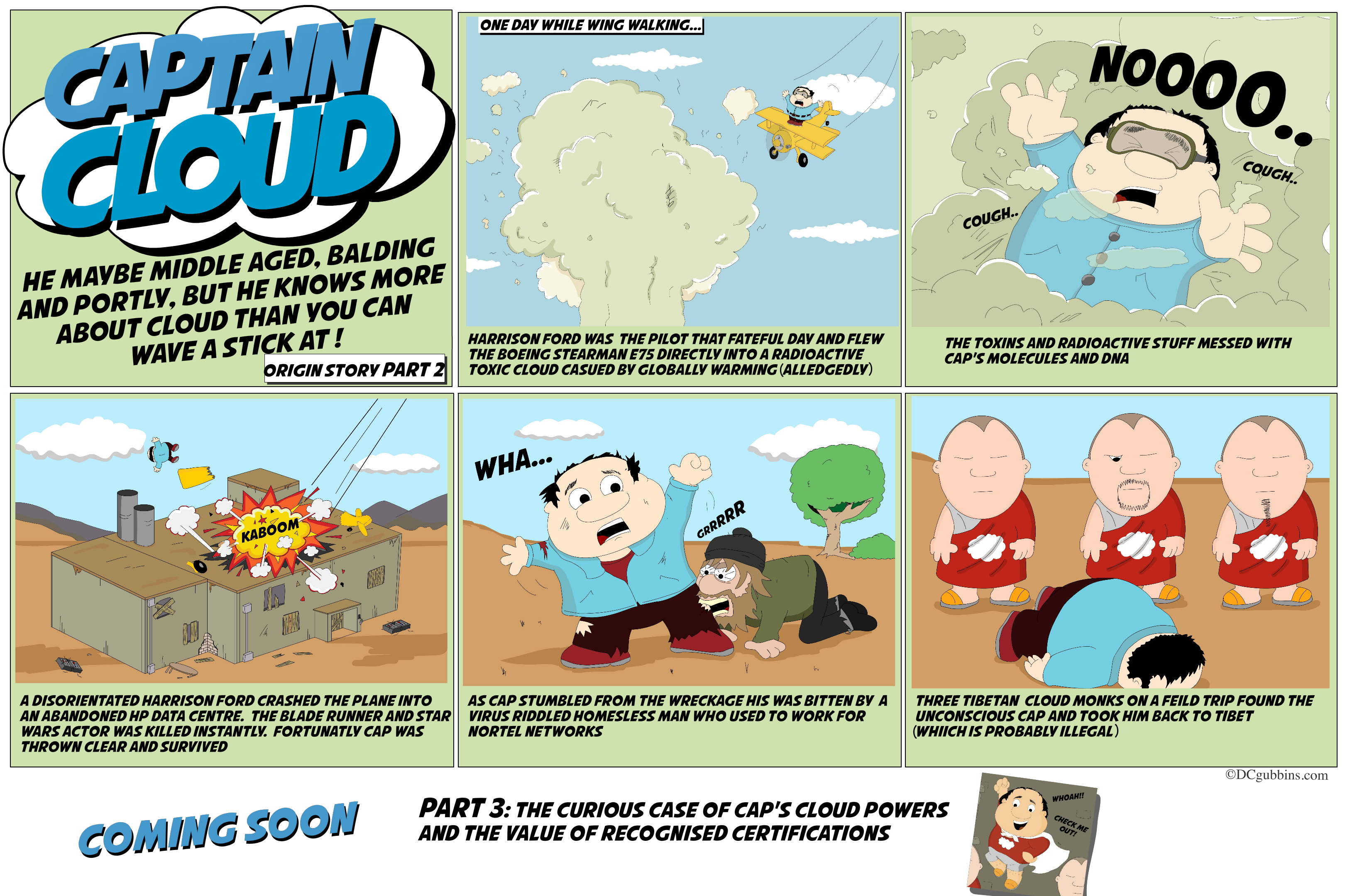 Captain Cloud Origin Story part 2 – DCgubbins